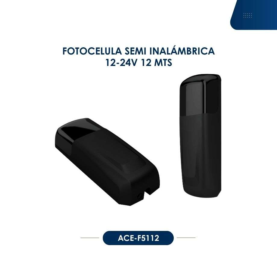FOTOCELULA SEMI INALÁMBRICA 12-24V 12 MTS - Ace Control